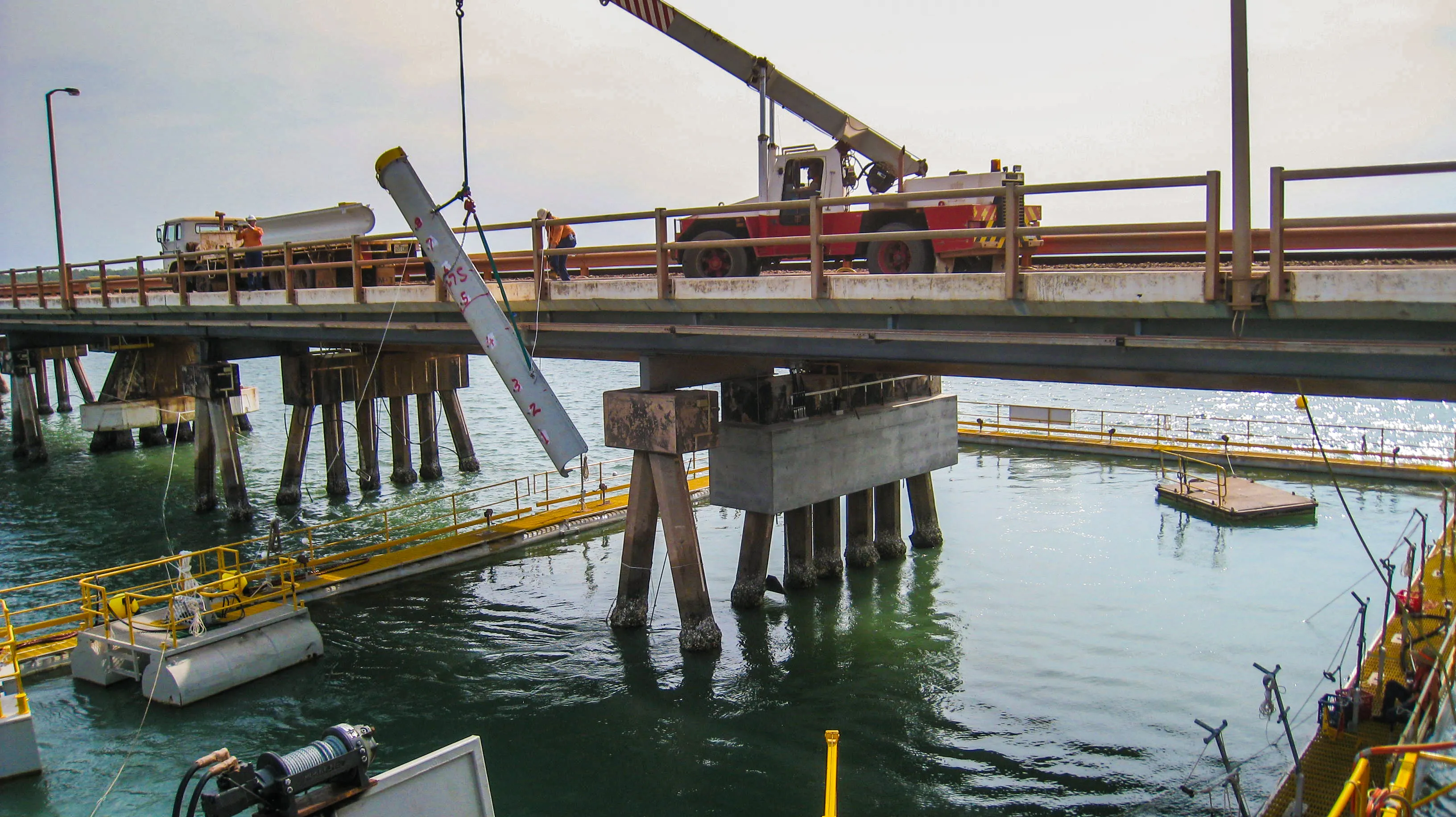 Pacific Marine Group | Weipa Mission River Bridge Refurbishment